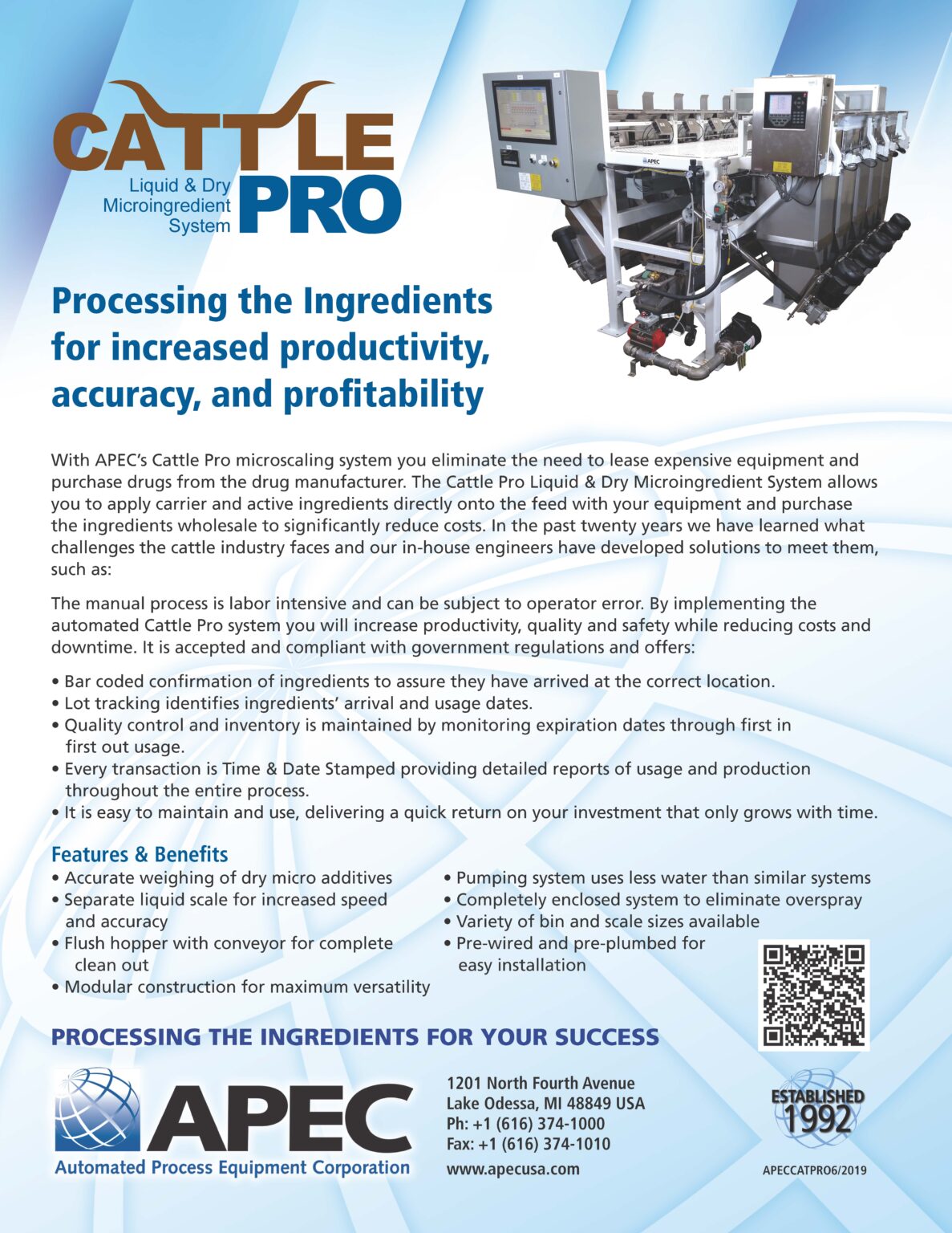 CattlePro Liquid & Dry Microingredient System | APEC USA